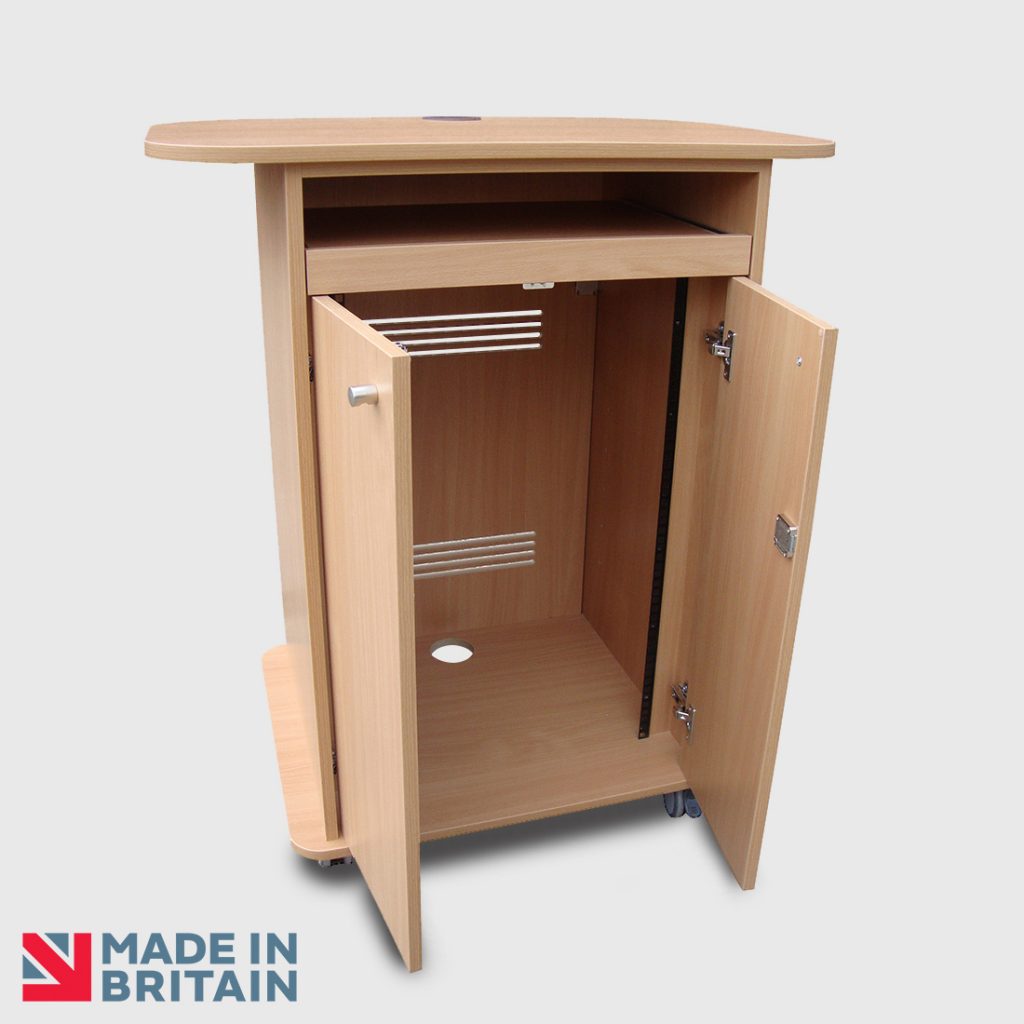 AV Lectern - Light Grey - Turning Leaf