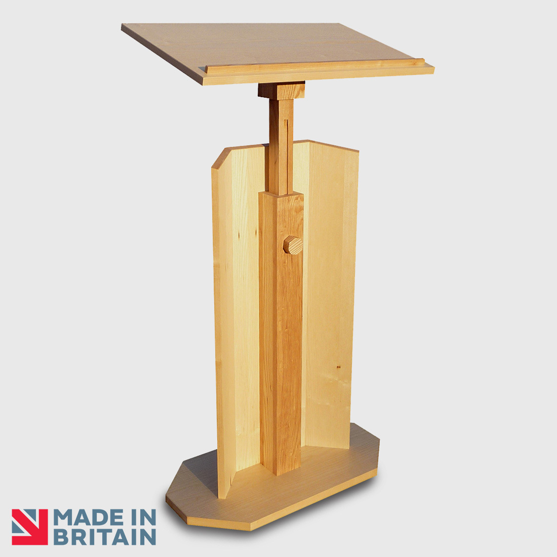 Bespoke Presentation Lectern 07 - Turning Leaf