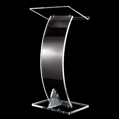 Bespoke Acrylic Lectern 12 - Turning Leaf