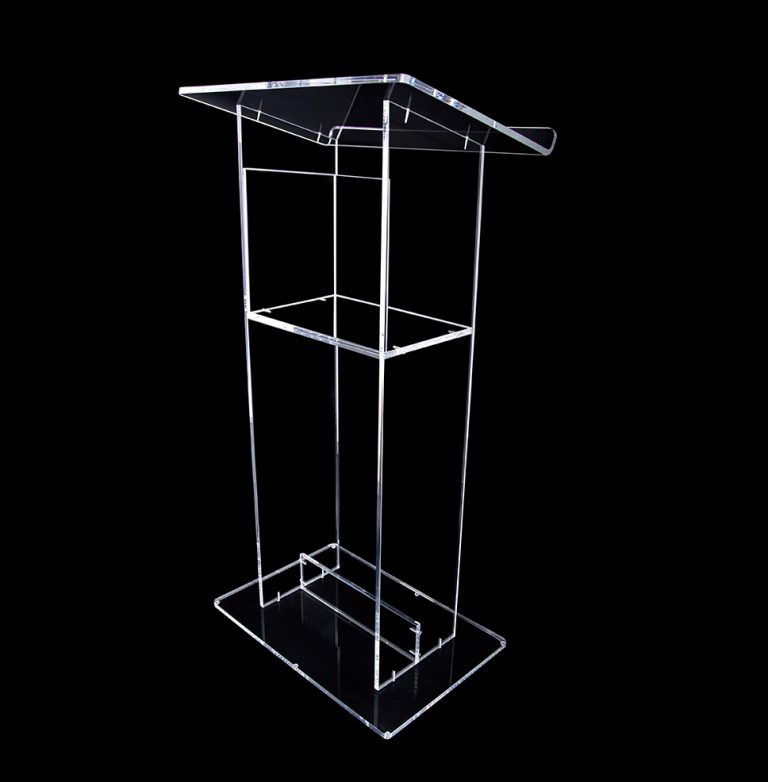 Bespoke Acrylic Lectern 20 - Turning Leaf