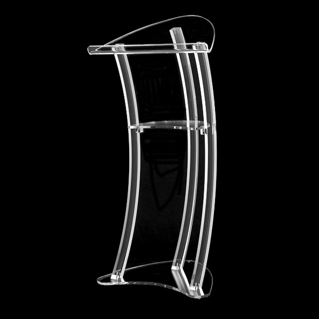 Bespoke Acrylic Lectern 15 - Turning Leaf