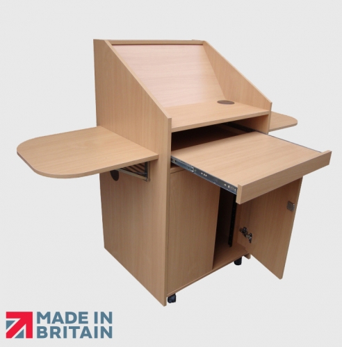 Bespoke AV Lecterns - Turning Leaf