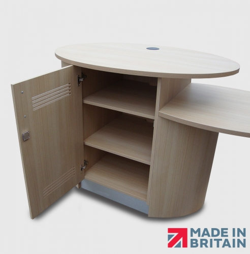 Bespoke AV Lecterns - Turning Leaf